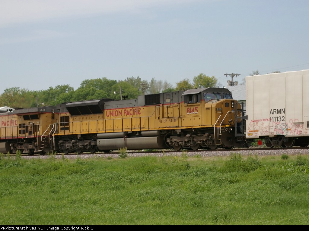 UP 8145 Is #2 On A WB Manifest